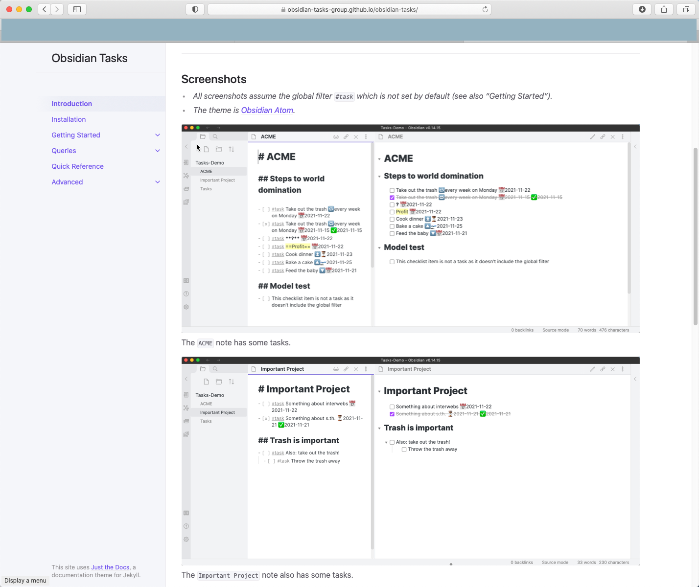 Documentation is showing images for features that are not yet released ...