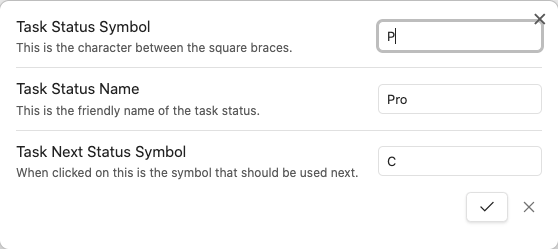 Fix the existing validation facility when editing custom statuses · Issue #1498 · obsidian-tasks ...