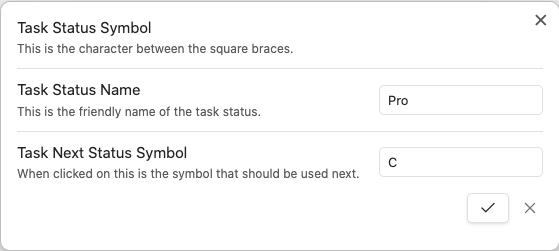 Fix the existing validation facility when editing custom statuses · Issue #1498 · obsidian-tasks ...