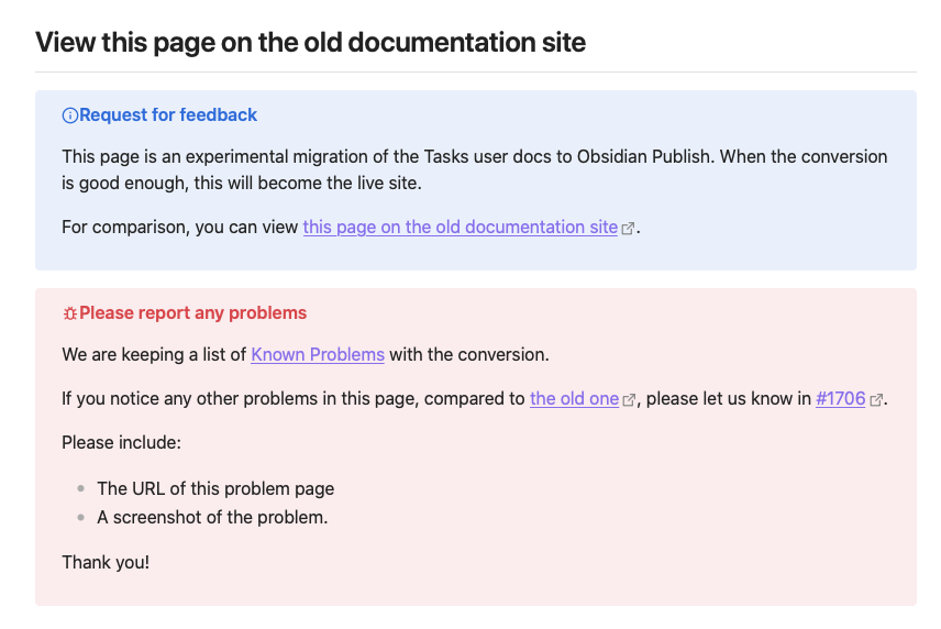 Migrate User Docs To Obsidian Publish With Current Folder Structure · Issue 1706 · Obsidian 4447