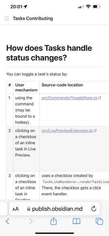 Cannot scroll tables in docs horizontally on small screens · Issue #1959 · obsidian-tasks-group ...