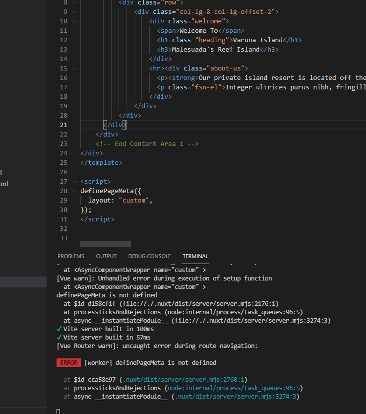 definePageMeta is not defined error · nuxt nuxt · Discussion #16236 · GitHub