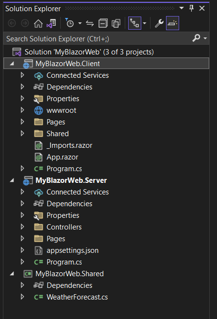 Blazor unified project design · Issue #49079 · dotnet/aspnetcore · GitHub