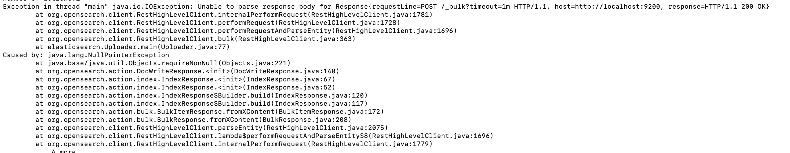 [Opensearch fails while performing bulk request for new index] · Issue #4643 · opensearch ...
