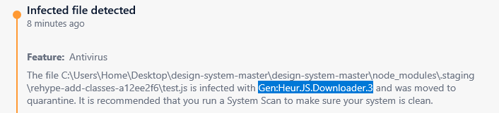 Trojan virus detected in node_modules · Issue #689 · salesforce-ux/design-system · GitHub