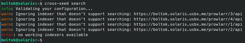 Ignoring indexer that doesn't support searching · cross-seed cross-seed · Discussion #354 · GitHub