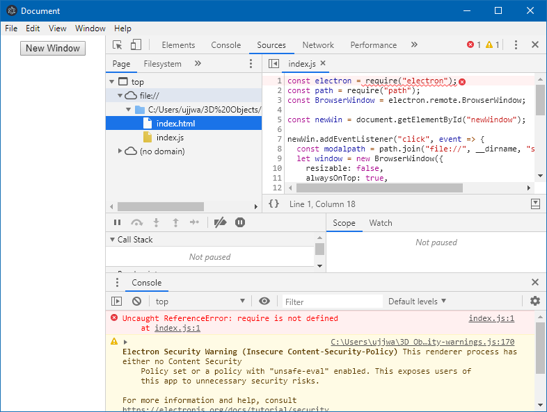  Solved Electron Uncaught ReferenceError Require Is Not Defined