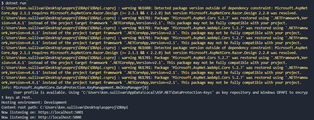 Aspnet Core Web Api Works Locally But Fails Vsbuild On Azure Devops Error Netsdk1061 · Issue
