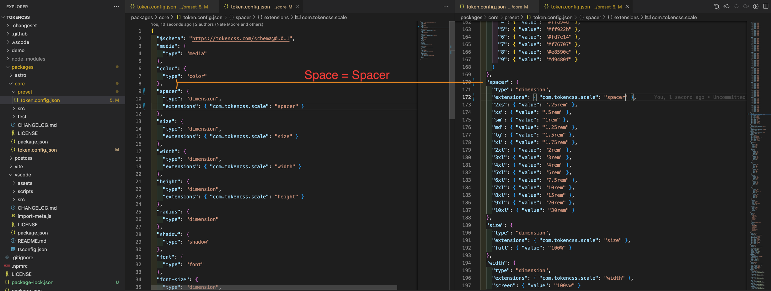 Request Build Commands To Generate Custom Comtokencssxxx Namespace · Issue 18 · Tokencss 2040
