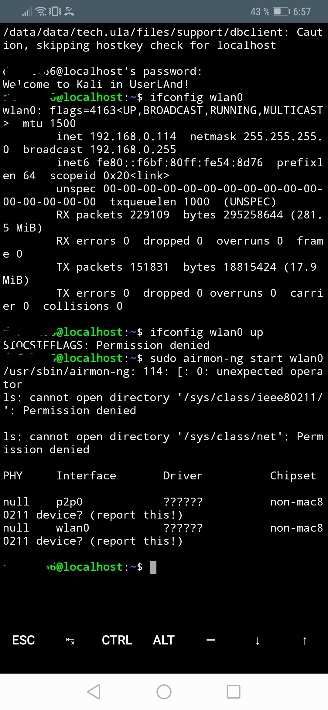 Can't use Aircrack Suite on Huawei · Issue #697 · CypherpunkArmory ...