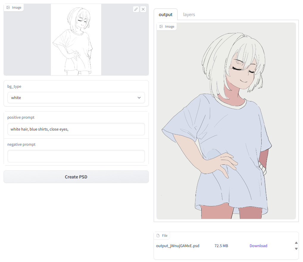 GitHub - mattyamonaca/auto_undercoat: Automatic generation of picture undercoat from line drawings