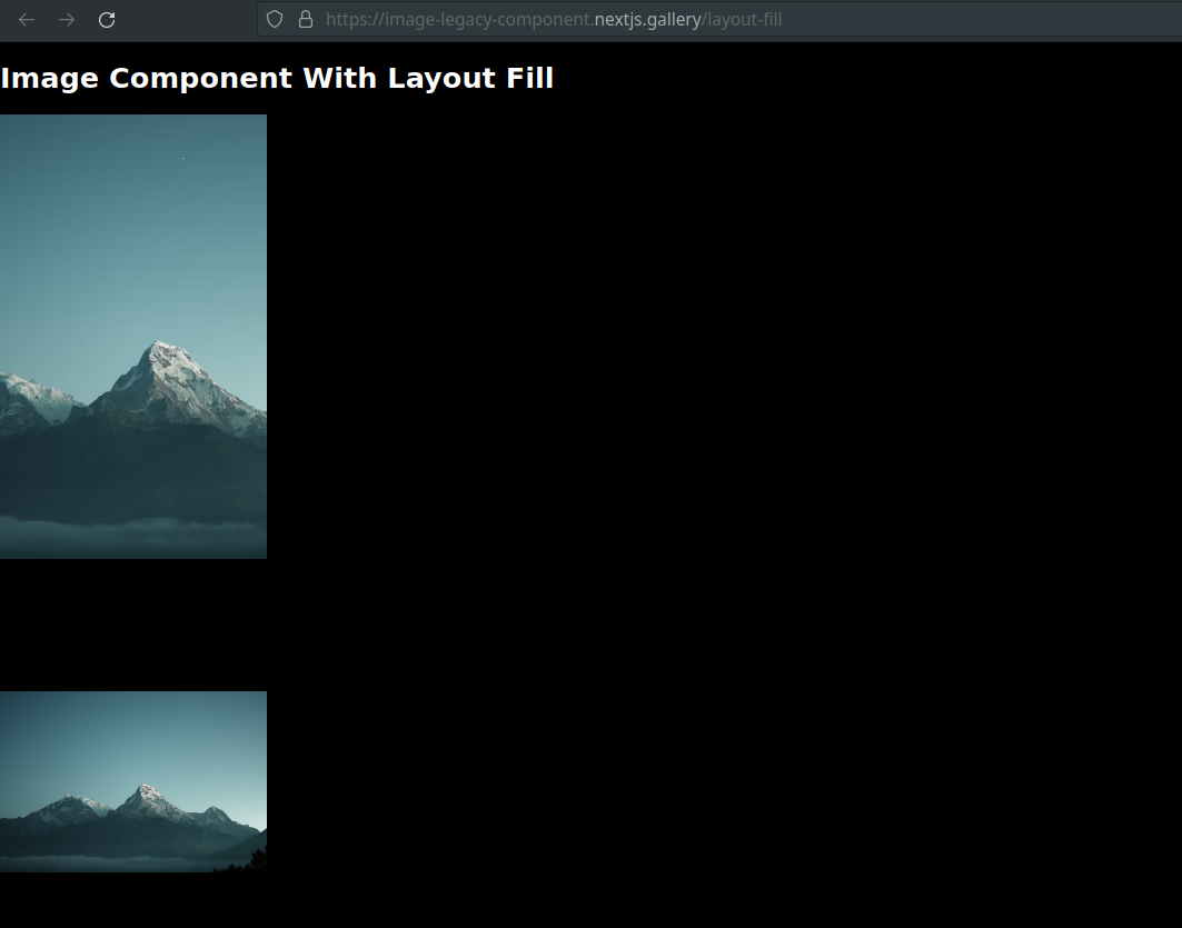 Sometimes Images are completely distorted for Next JS made websites on ...