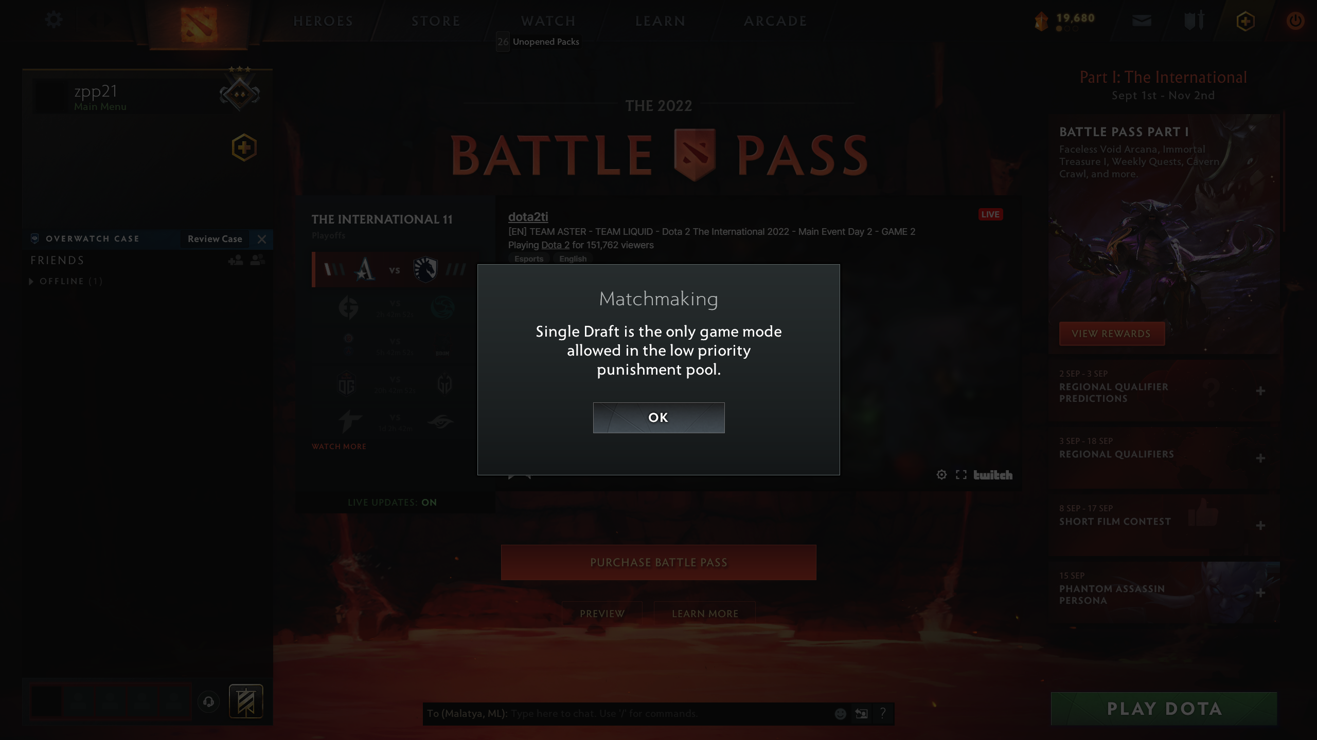 My ban doesnt end · Issue #3908 · ValveSoftware/Dota2-Gameplay · GitHub