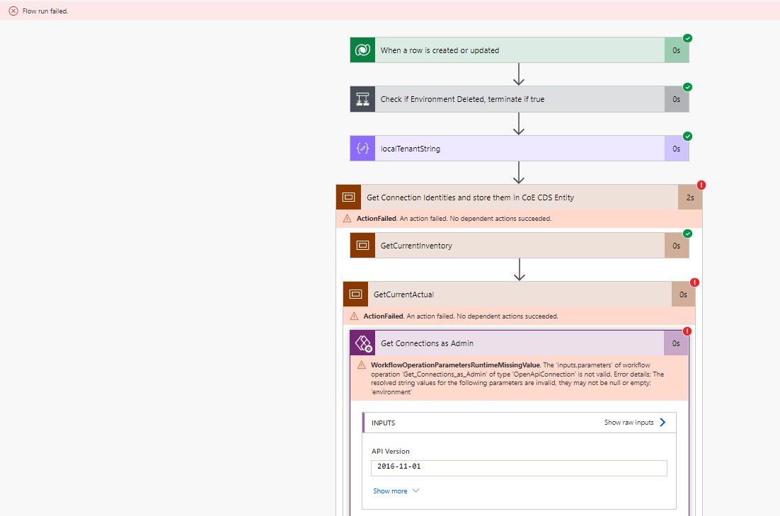 [coe Starter Kit Bug] Env Request Create Approved Environment Does Not Wait After Create