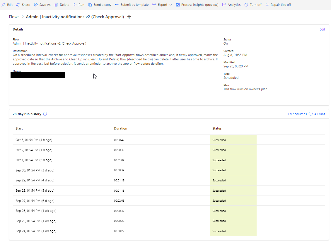 [CoE Starter Kit - BUG] Managers continue to recieve cleanup notices despite users having ...