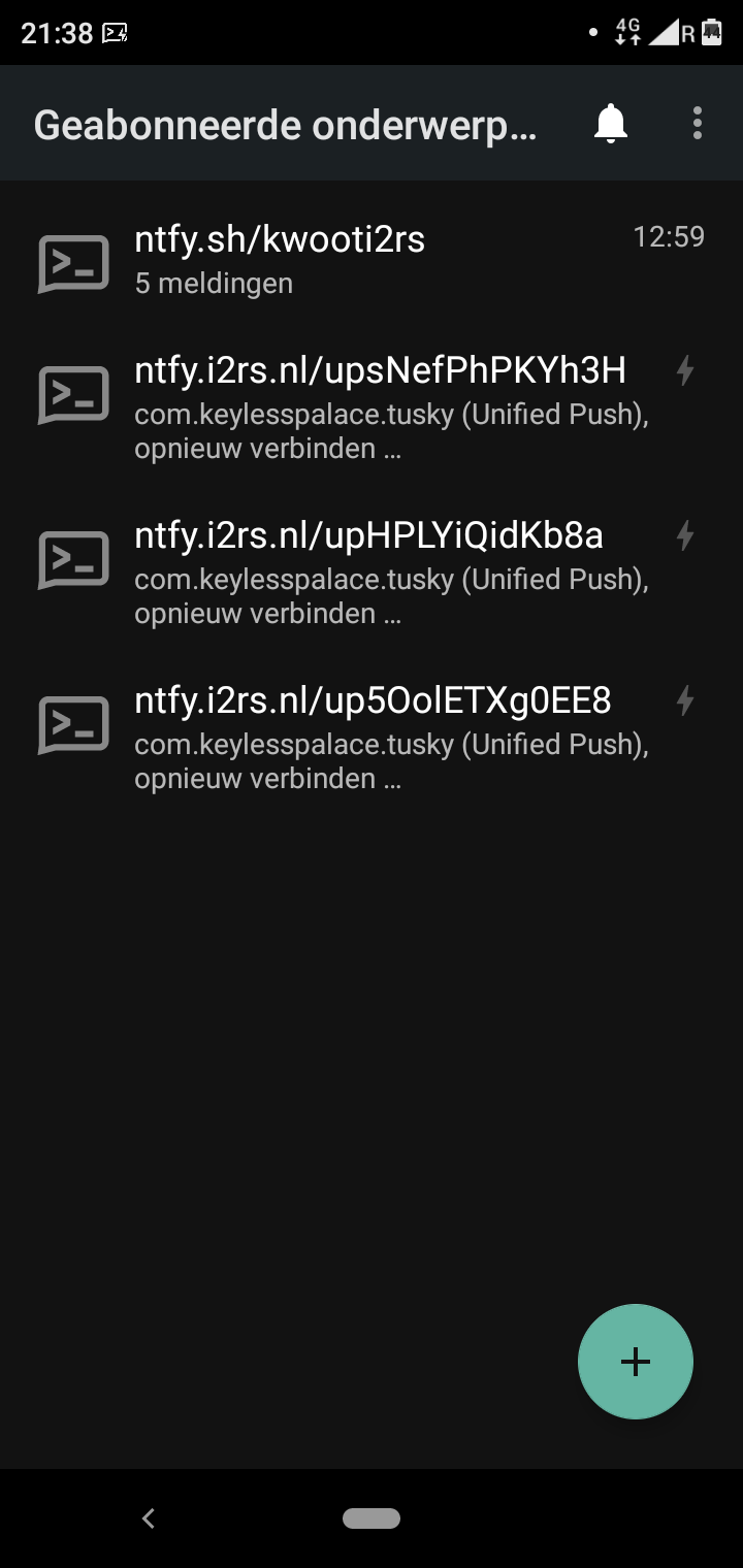 Confusing UnifiedPush topics in Android app · Issue #500 · binwiederhier/ntfy · GitHub