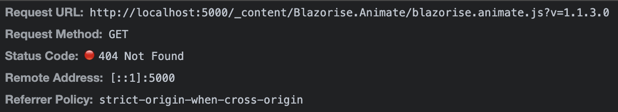 Link to blazorise.animate.js not working · Issue #4322 · Megabit/Blazorise · GitHub
