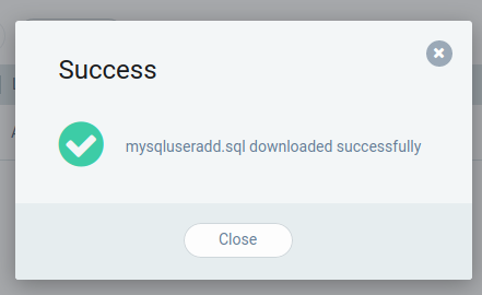 Downloaded successfully dialog shows up even before download or ...