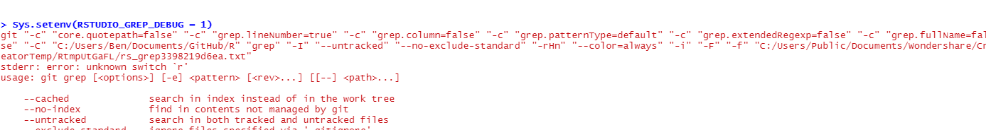 Find in Files totally stopped working · Issue #11822 · rstudio/rstudio ...