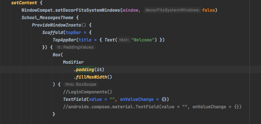 When I use orbit TextField, the layout will be push up · Issue #283 · kiwicom/orbit-compose · GitHub