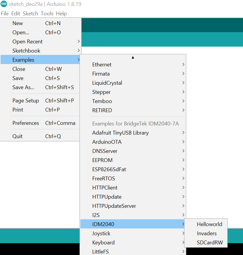 Github Bridgetekrp2040 Brteve Arudino Library For Pico Rp2040 Based Platform