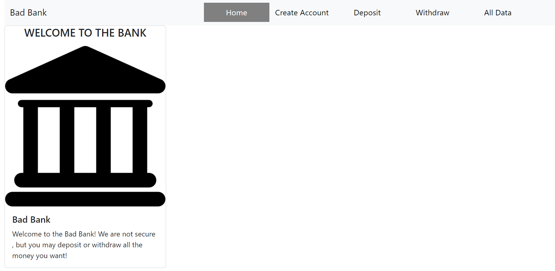 GitHub - ishavankineni/BadBankProject