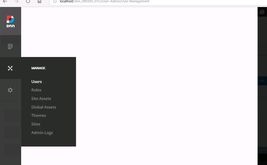 User Management screen is blank · Issue #2620 · dnnsoftware/Dnn.Platform · GitHub