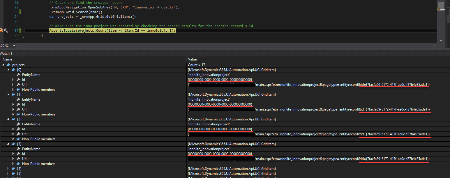 [BUG] XrmApp.Grid.GetGridItems() resultset: GUIDs and URLs are incorrect · Issue #800 ...