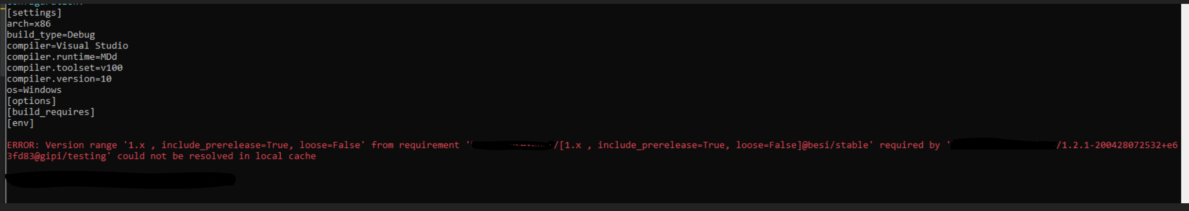 [bug] conan create fails to check on remote (.conan.db) · Issue #6923 · conan-io/conan · GitHub