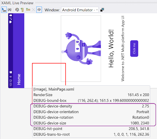 VisualTreeElementExtensions.GetVisualTreeElements does not take into account device orientation ...
