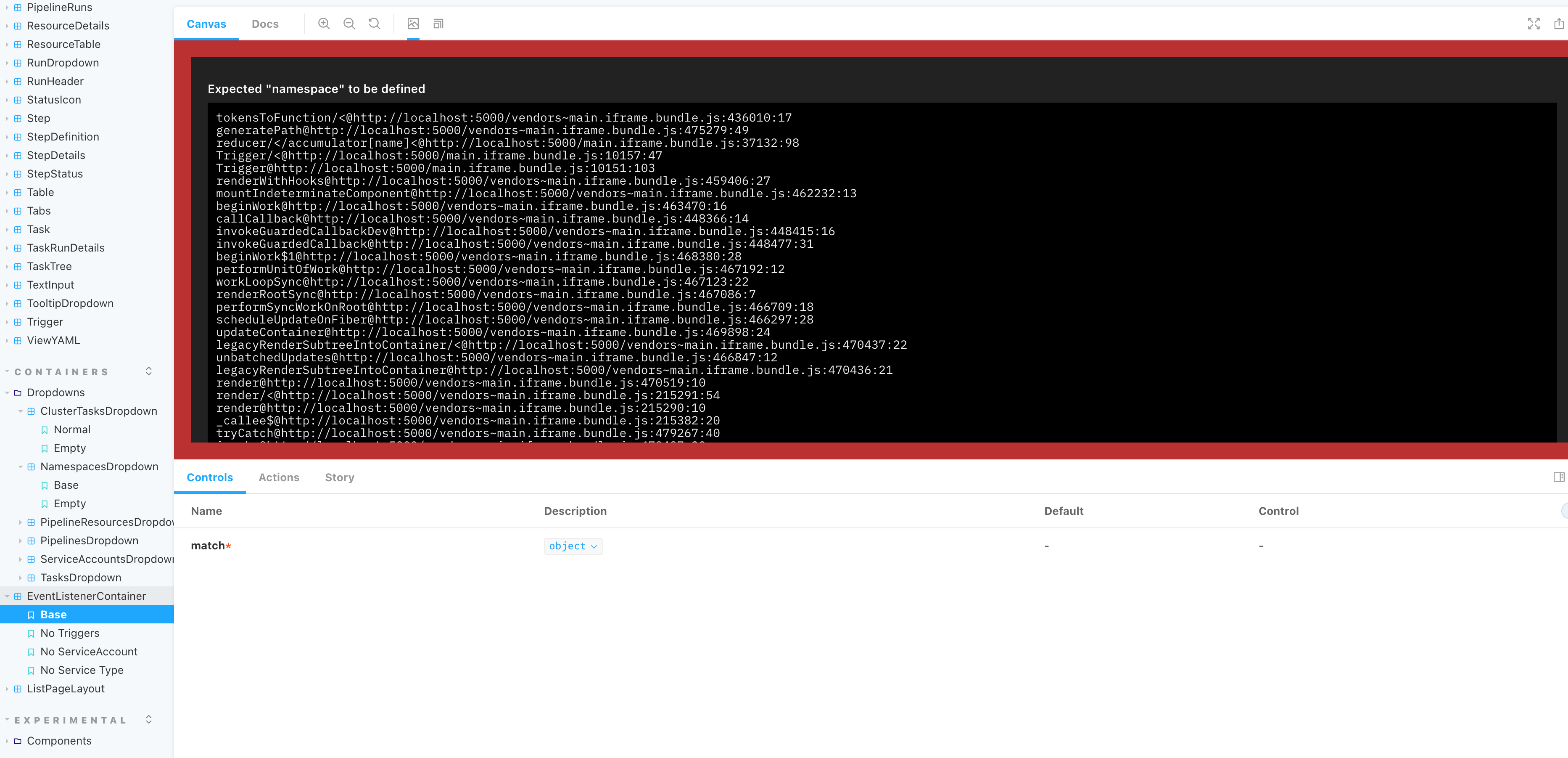 Remove the dropdown container components from the Storybook · Issue #2048 · tektoncd/dashboard ...