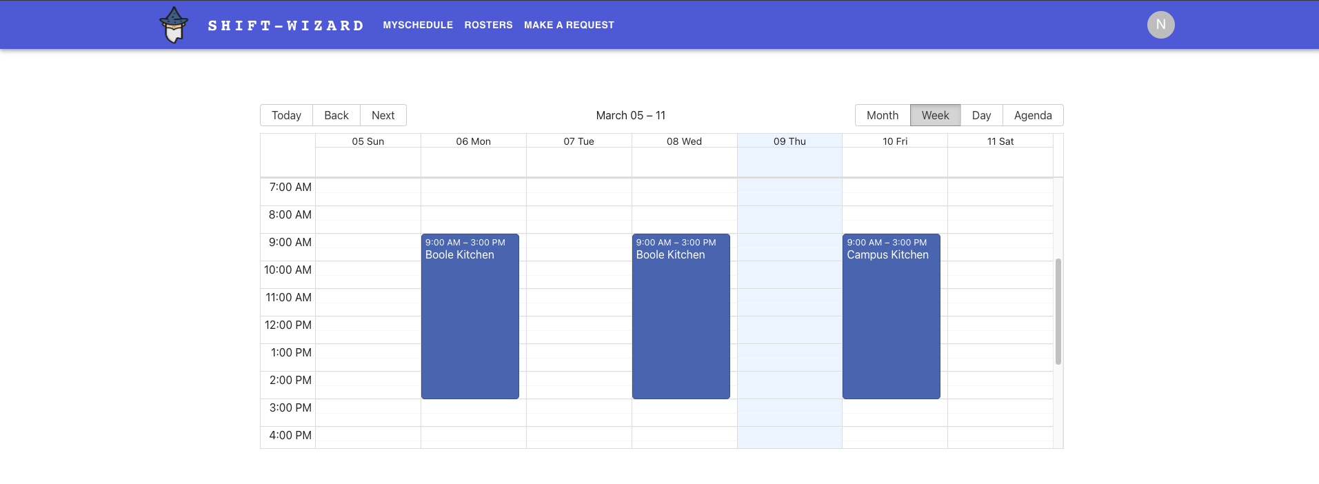 GitHub - NaphtaliO/ShiftWizard: ShiftWizard: An E Rostering System