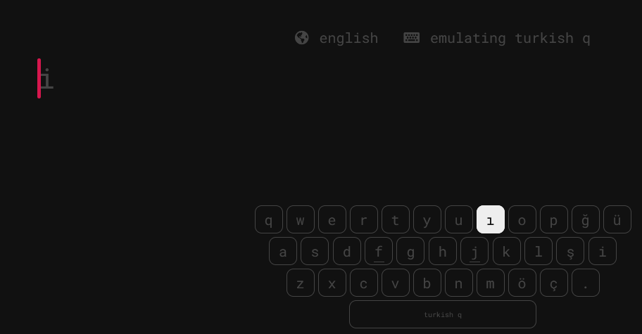 Keymap next mode with turkish layouts · Issue #2828 · monkeytypegame ...