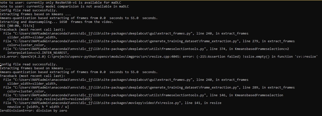 Extract frames error with crop w/GUI=true on Windows · Issue #694 ...