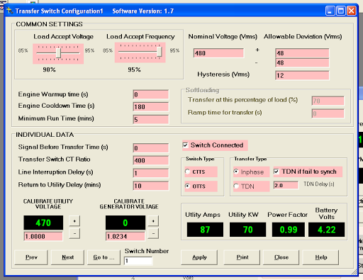 H-100 and Monitoring of associated HTS Transfer Switch · Issue #245 ...