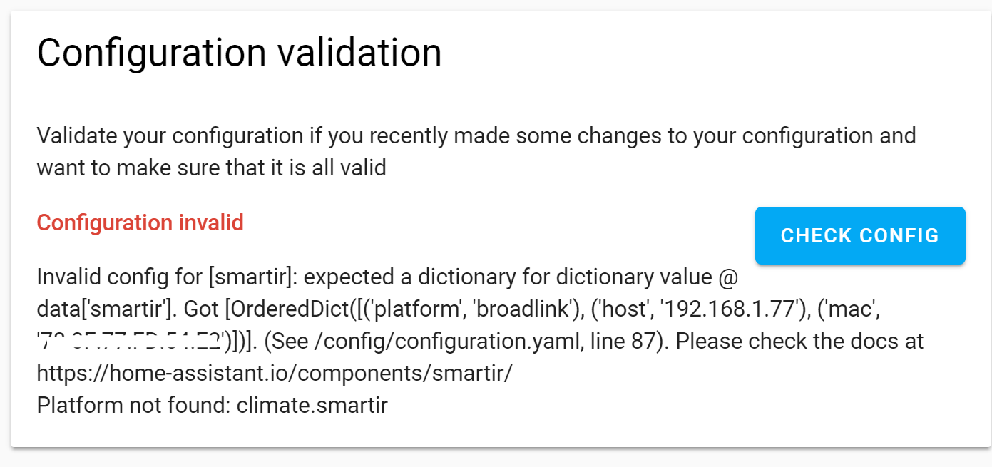 Cant setup smatir. Please help · Issue #69 · smartHomeHub/SmartIR · GitHub