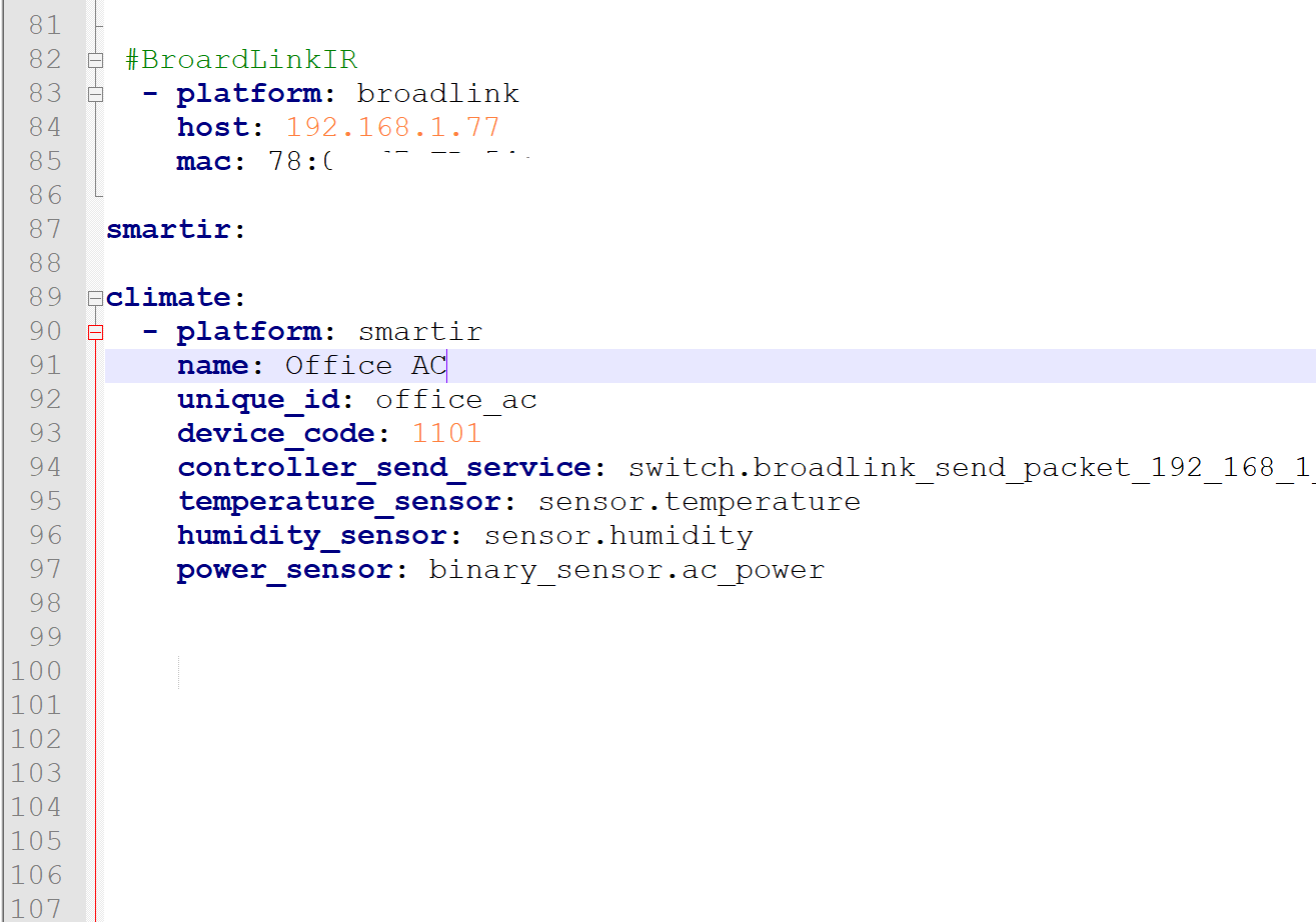 Cant setup smatir. Please help · Issue #69 · smartHomeHub/SmartIR · GitHub