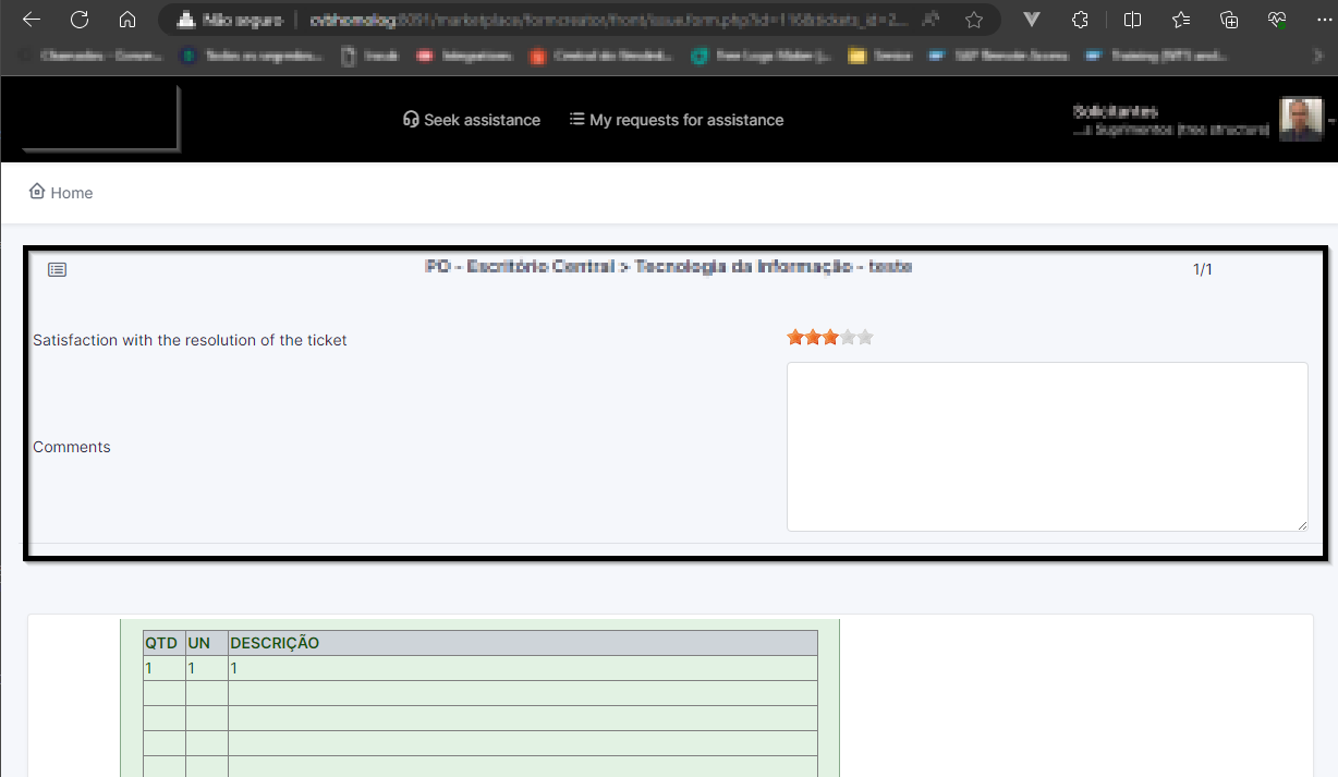 Request Satisfaction is showing with the ticket open. · Issue #3364 · pluginsGLPI/formcreator ...
