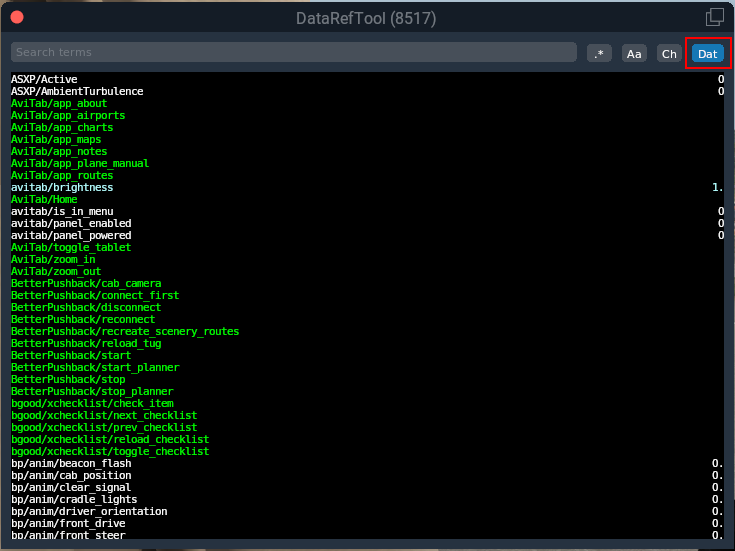Dat/Com/D+C button issue after plugins reloading · Issue #68 · leecbaker/datareftool · GitHub