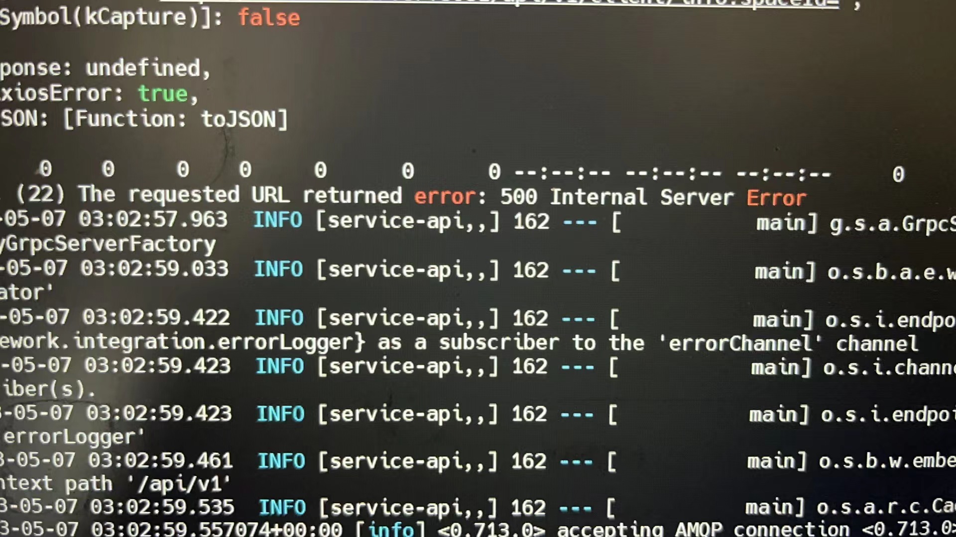 Question An Internal Server Error Will Be Reported · Issue 761