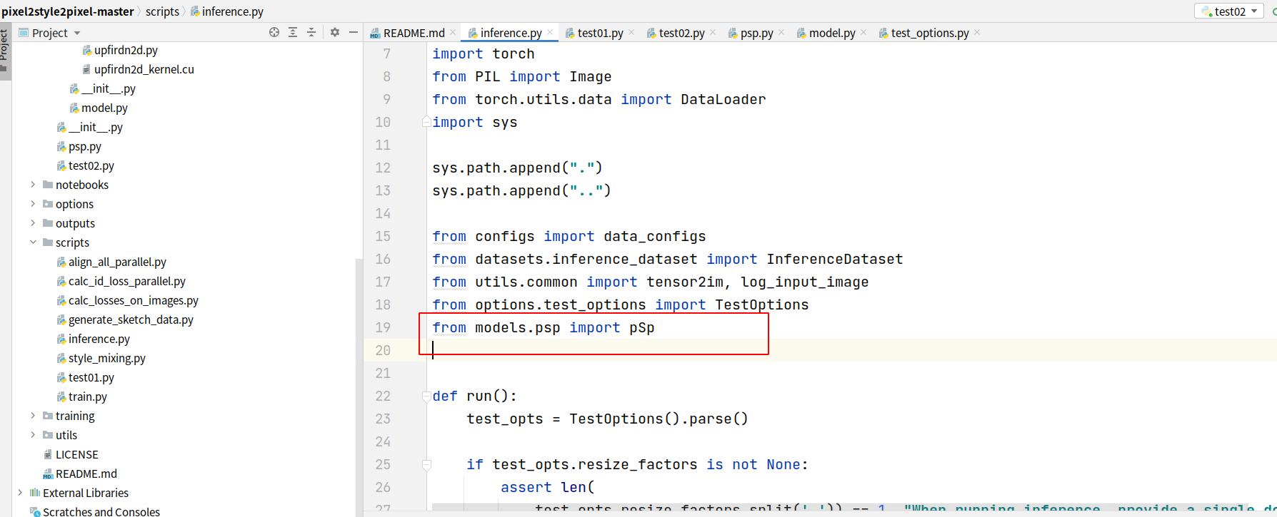 Encountered a particularly strange problem，run scripts/inference.py Nothing happens · Issue #146 ...
