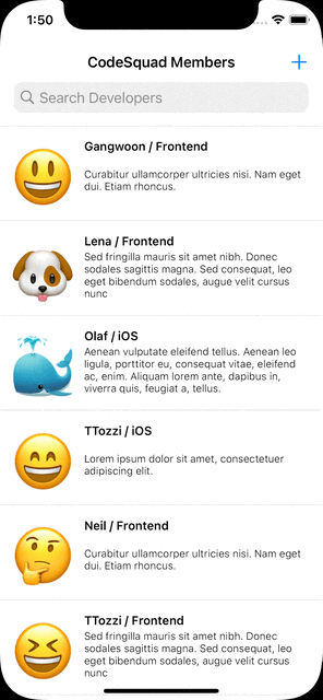 GitHub - GangWoon/DiffableDataSource: DiffableDataSource 예제 코드입니다.