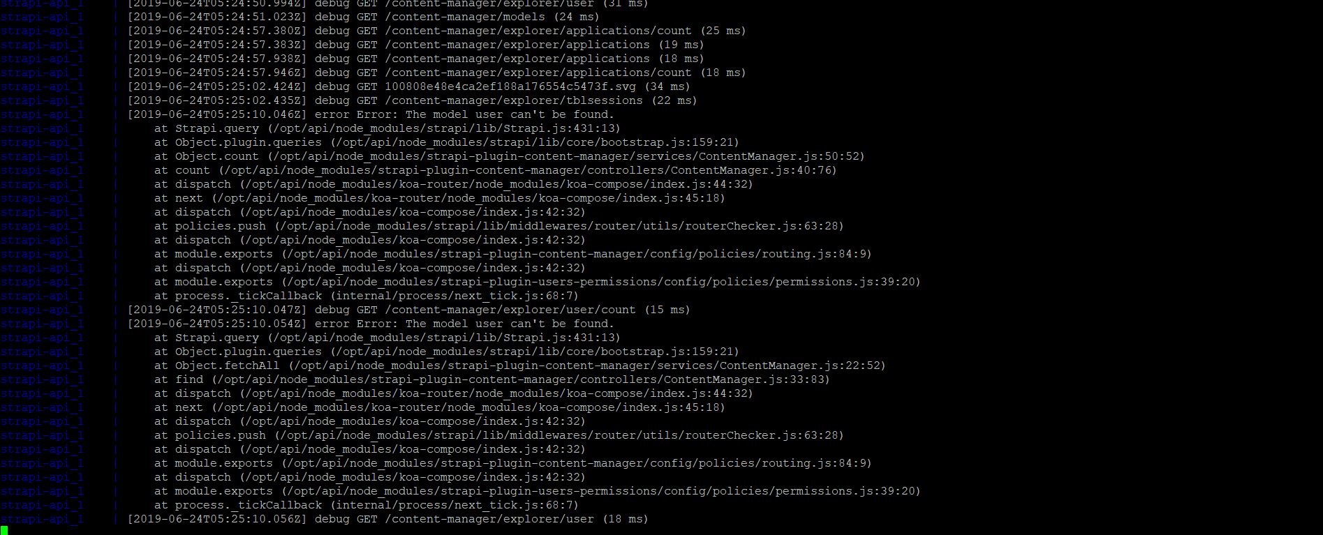 The model of users cant be found · Issue #3515 · strapi/strapi · GitHub