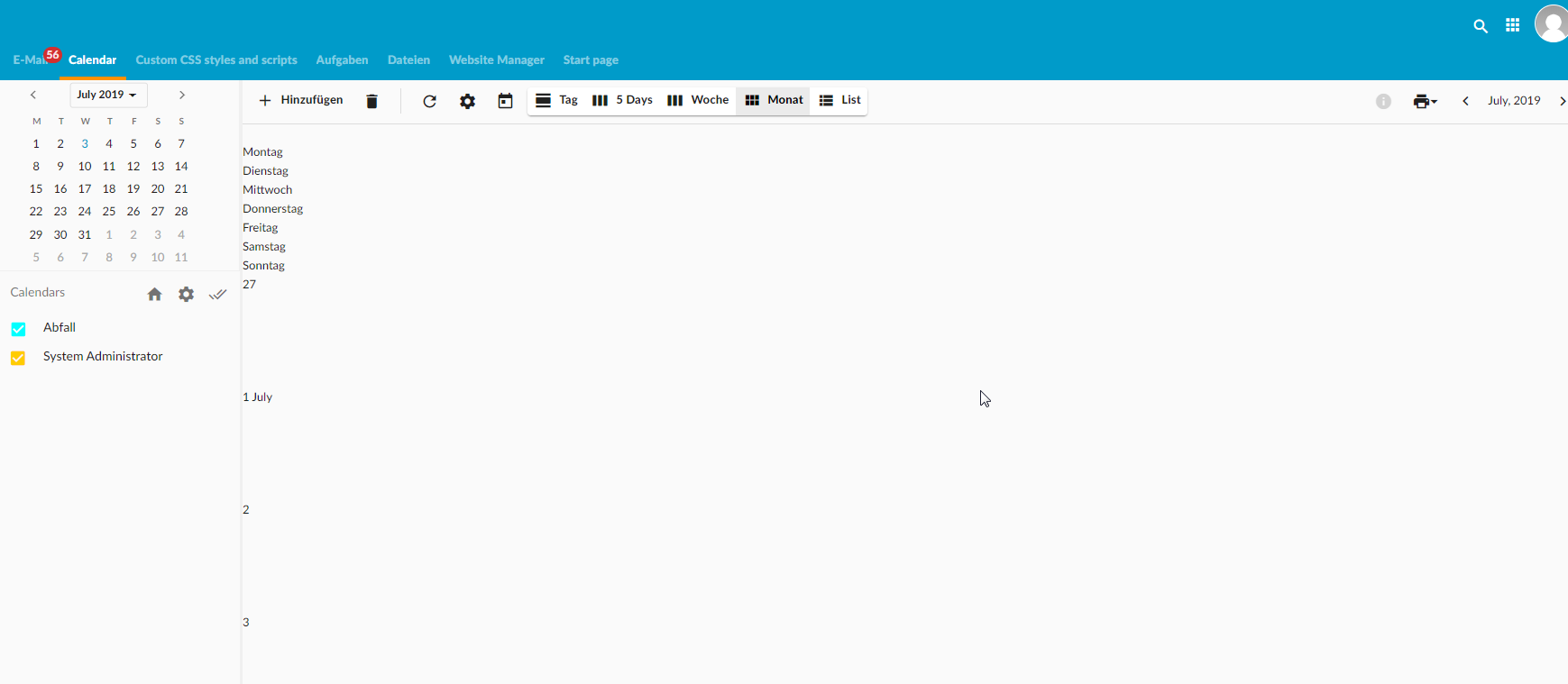 6.4.27 Calendar Grid is missing on Dektop · Issue #432 · Intermesh/groupoffice · GitHub