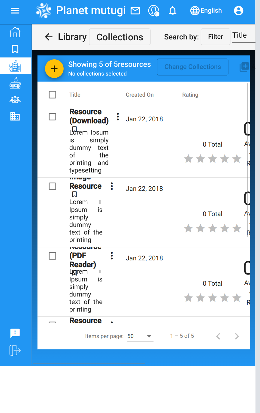 Library Page: Mobile view · Issue #7163 · open-learning-exchange/planet · GitHub