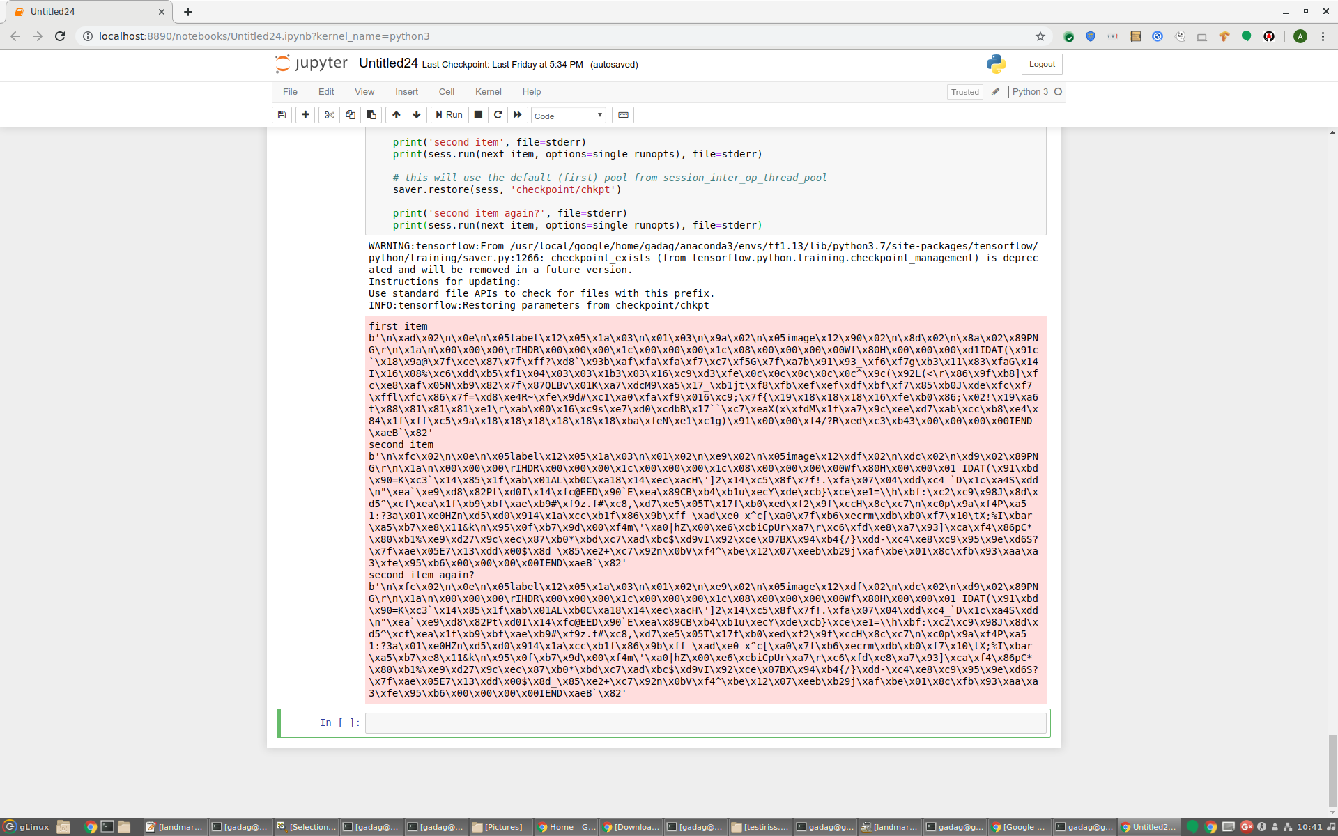 Iterator restoring hangs with `inter_op_parallelism_threads=1` · Issue #29937 · tensorflow ...