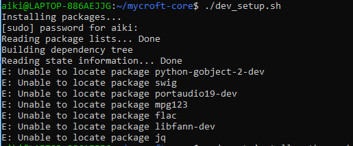 dev_setup.sh not working · Issue #2072 · MycroftAI/mycroft-core · GitHub