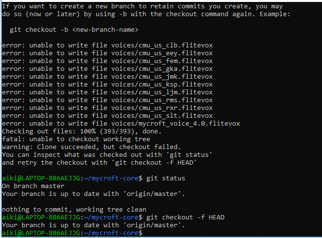 dev_setup.sh not working · Issue #2072 · MycroftAI/mycroft-core · GitHub
