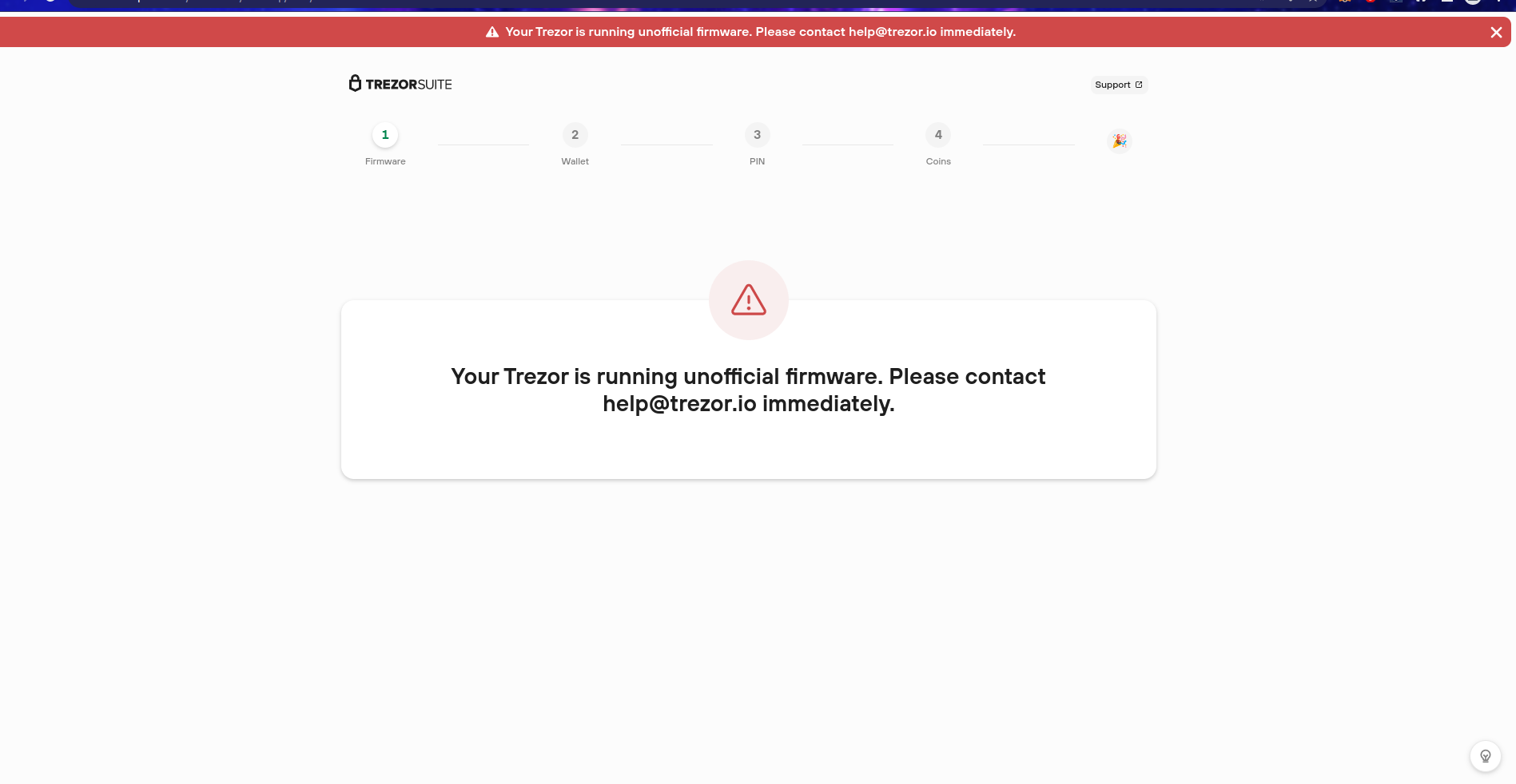 Improve Getfirmwarehash Error Handling · Issue 5868 · Trezortrezor Suite · Github