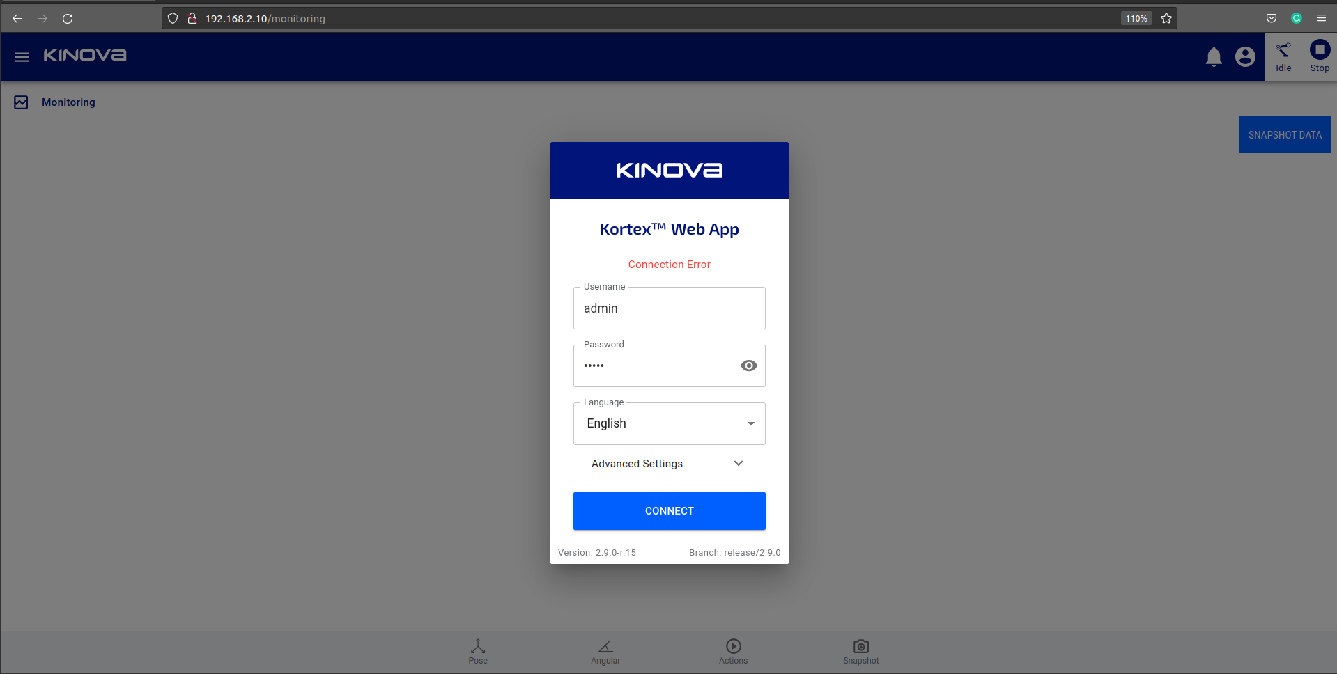 Kinova Gen3 lite does not properly power on, the status LED wont turn green. · Issue #85 ...